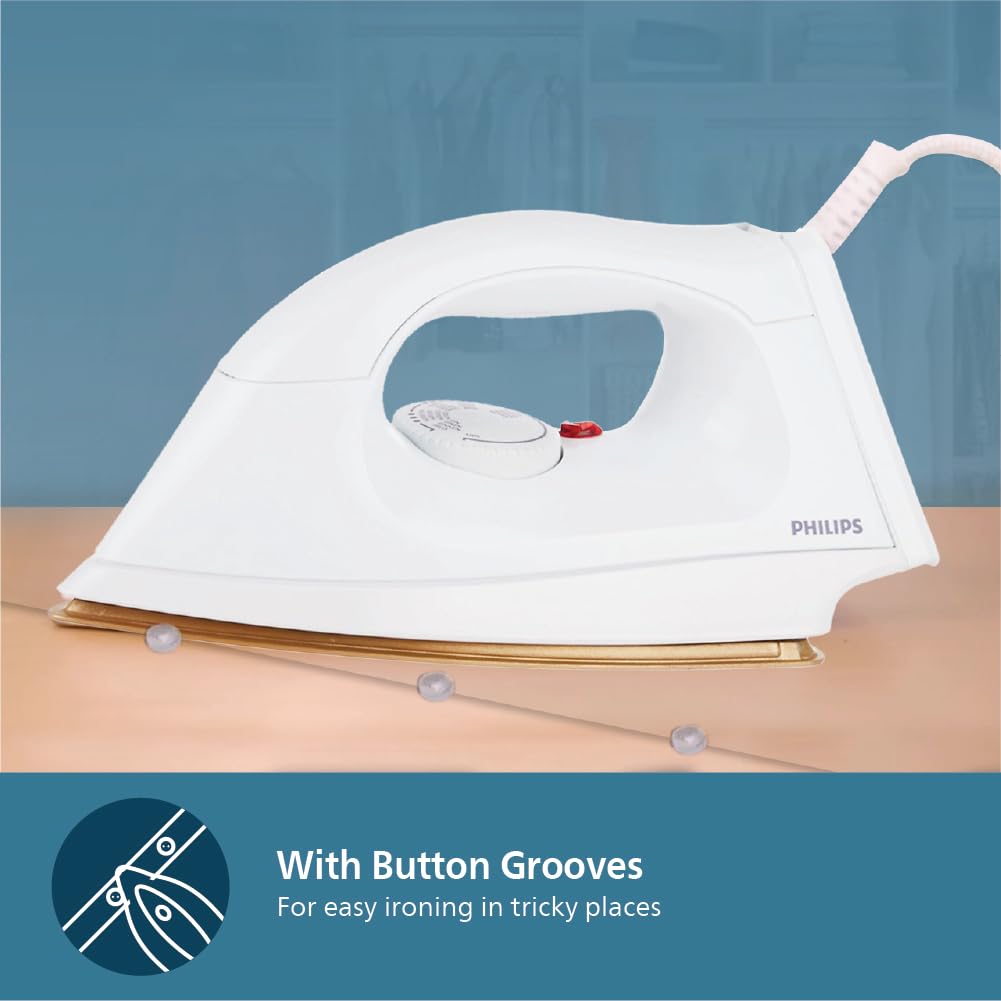 Philips 1000-Watt Dry Iron HI114 | Daraz.lk