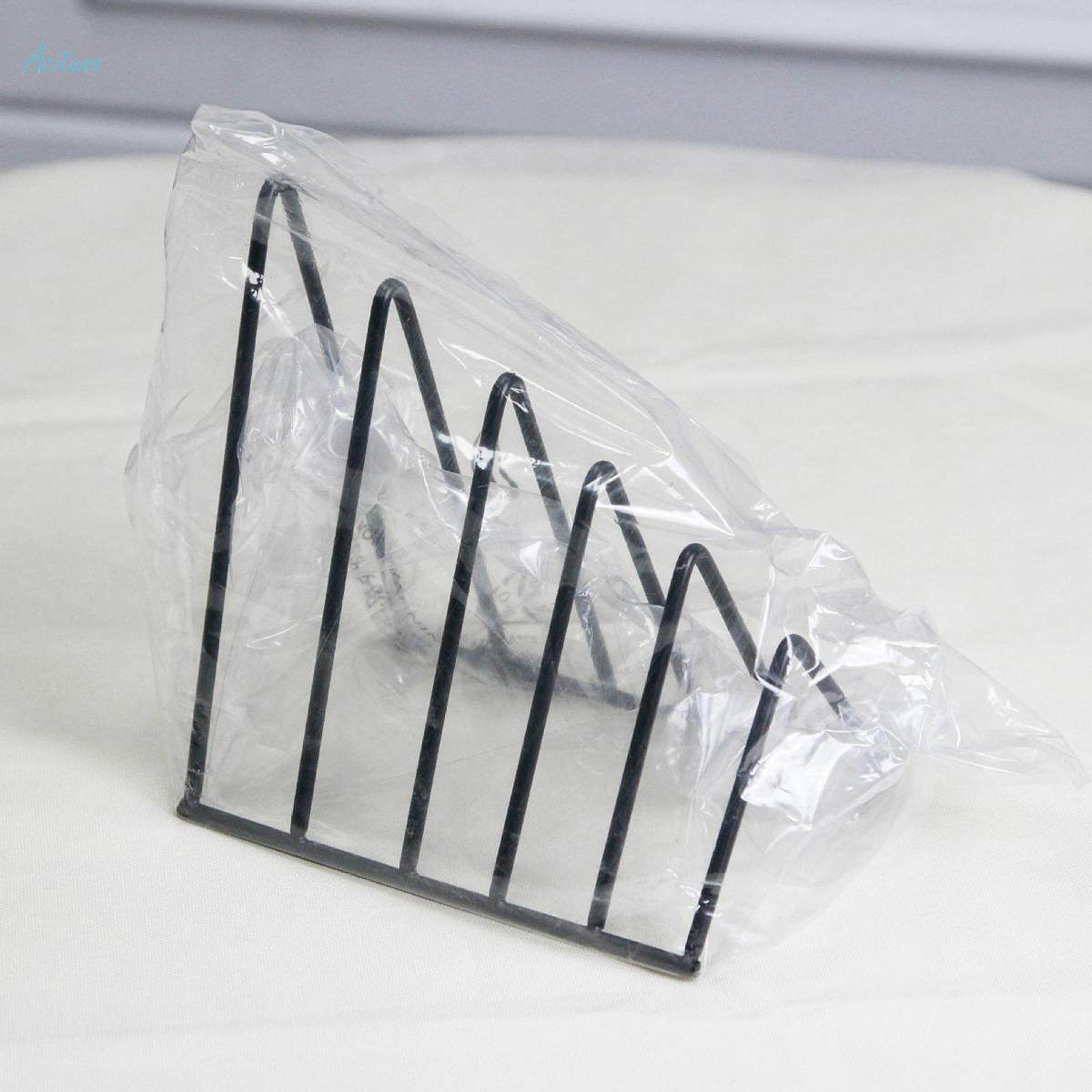 Bookend Organizer Binder Book Stopper Desk Triangle Bookshelf File ...
