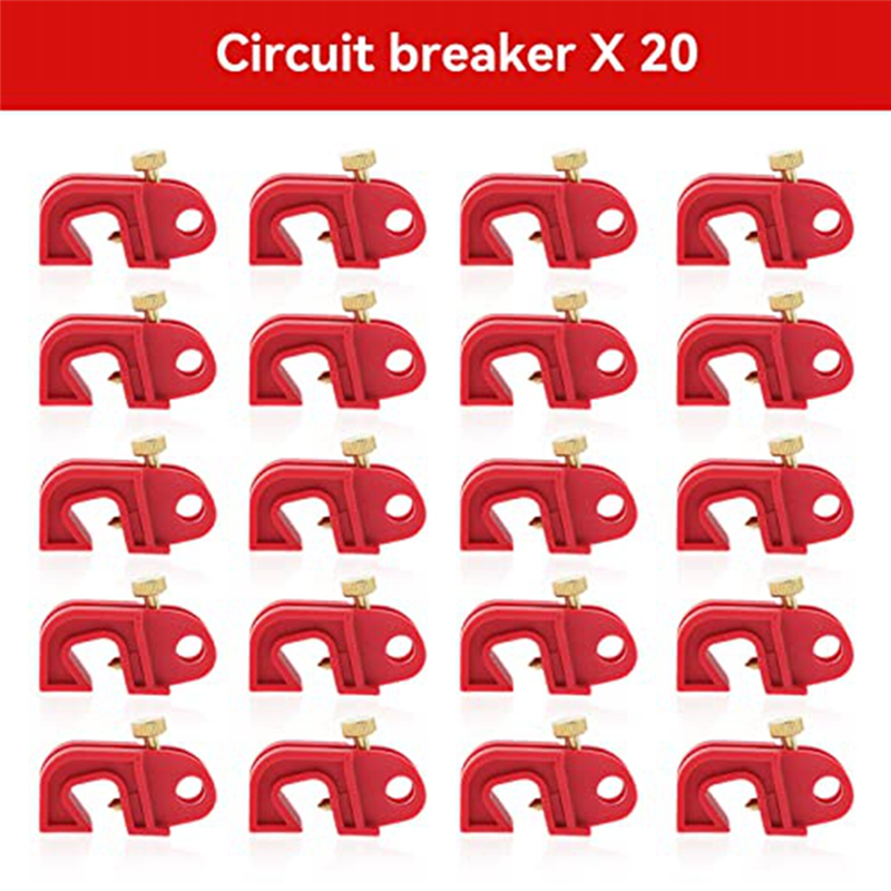 Circuit Breaker Lockout Device Lockout Tagout Tag Kit Breakers Lockout Universal Electrical for ...