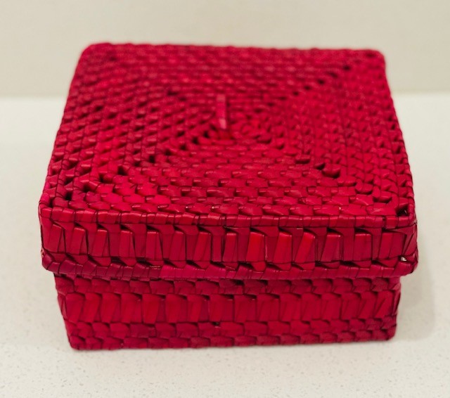 Ecofriendly multipurpose Red storage box | Daraz.lk