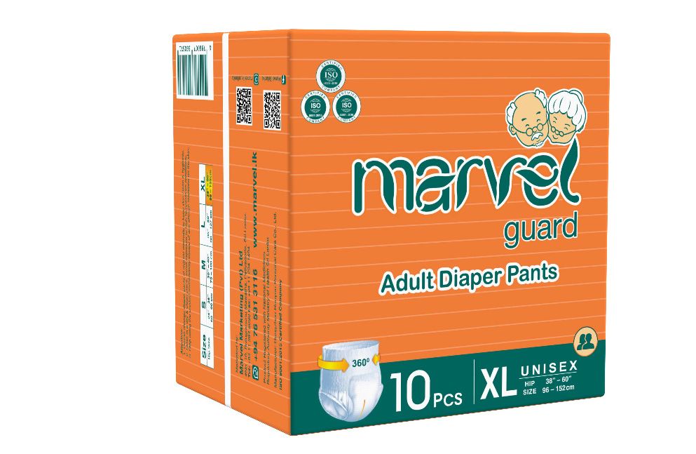 Marvel Guard Adult Diapers Pants - X Large | Daraz.lk