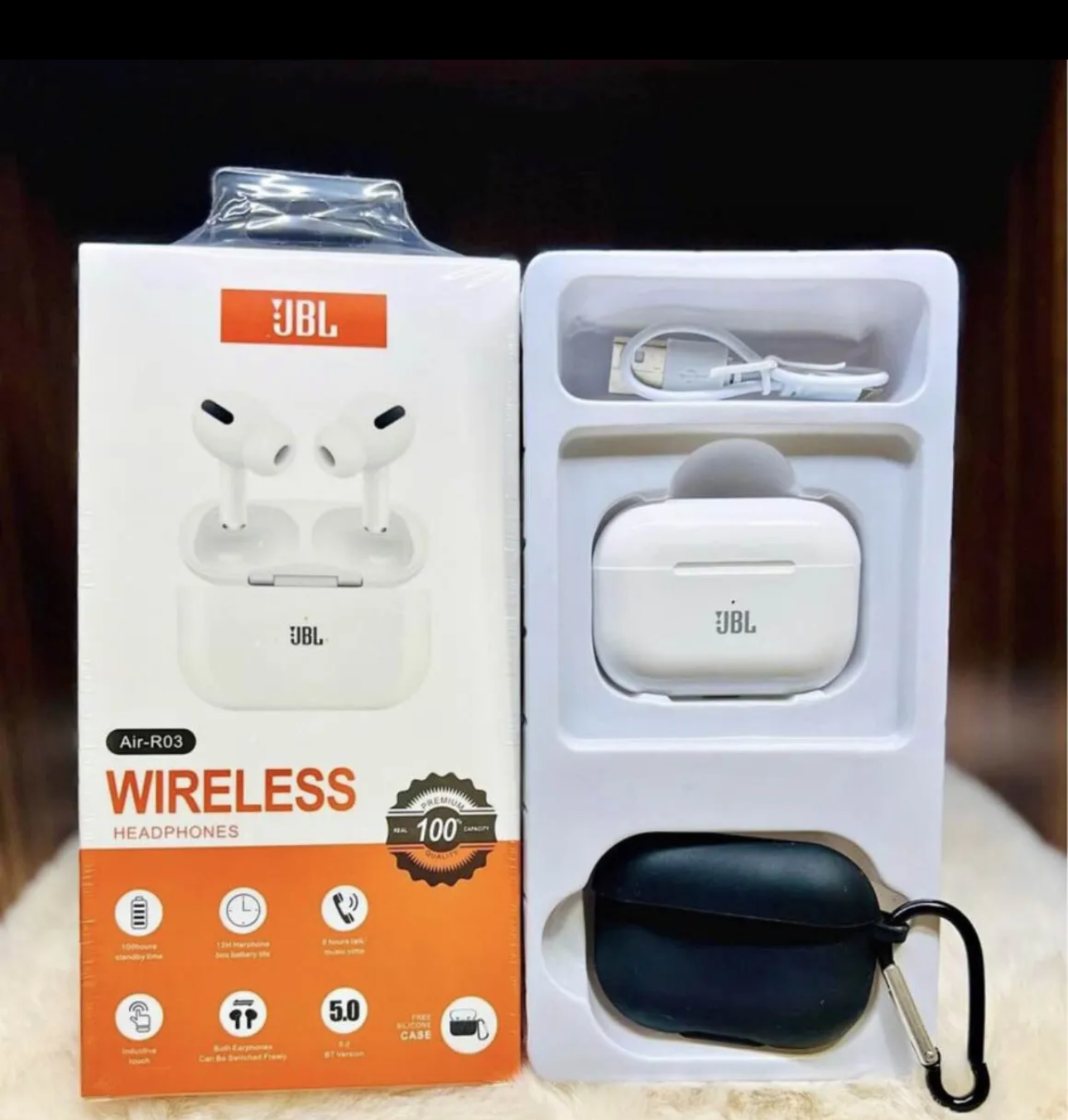 JBL Air R03 TWS Premium Quality AirPods True Wireless Earbuds Airpods ...