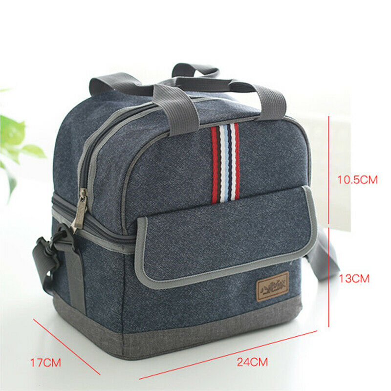 【Hannah Martin Official Store】1PC Thermal Cooler Insulated Lunch For ...