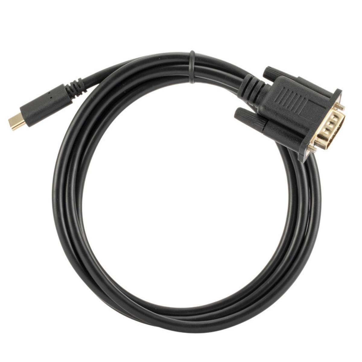 【Simple 3C】Grebest Cable Anti-interference Type-C to VGA 1080P Stable ...
