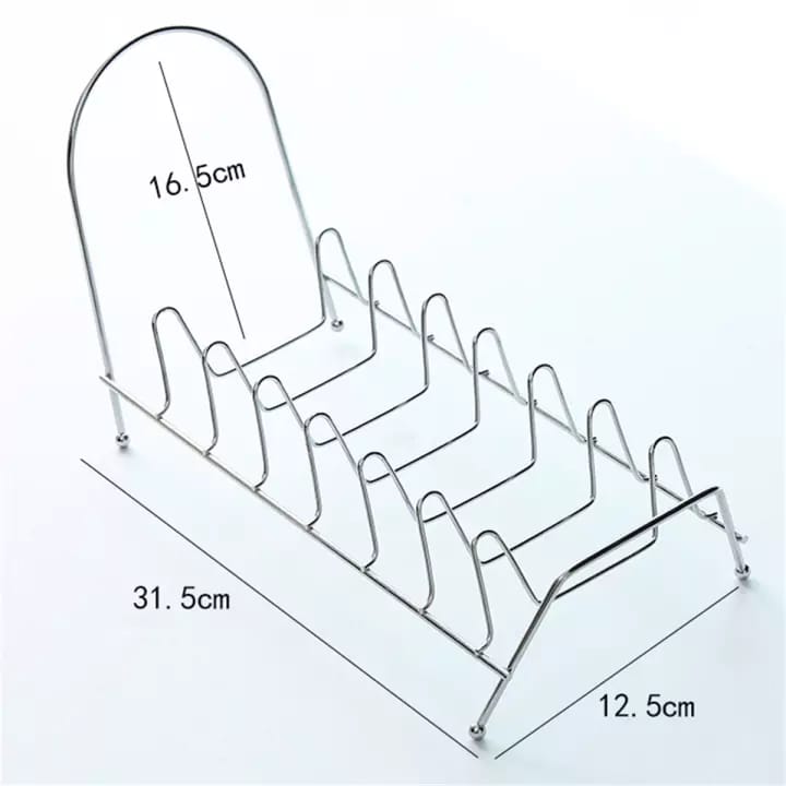 Steel Plate Rack / Plate Rack Holder | Daraz.lk