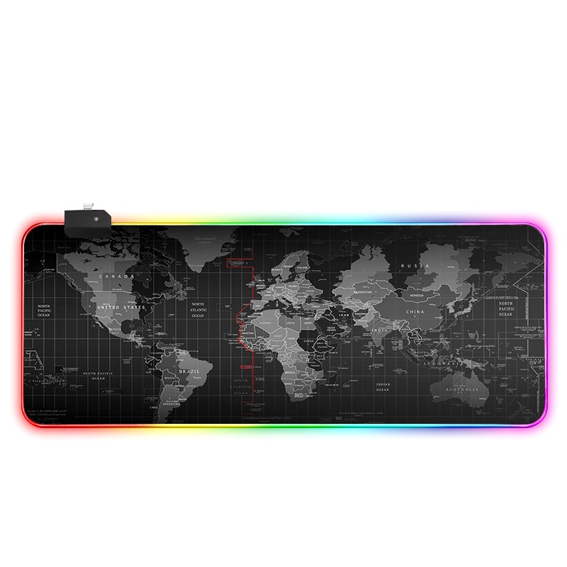 Luminous RGB Gaming Large Mouse Pad Steady Rubber Base & Soft ...