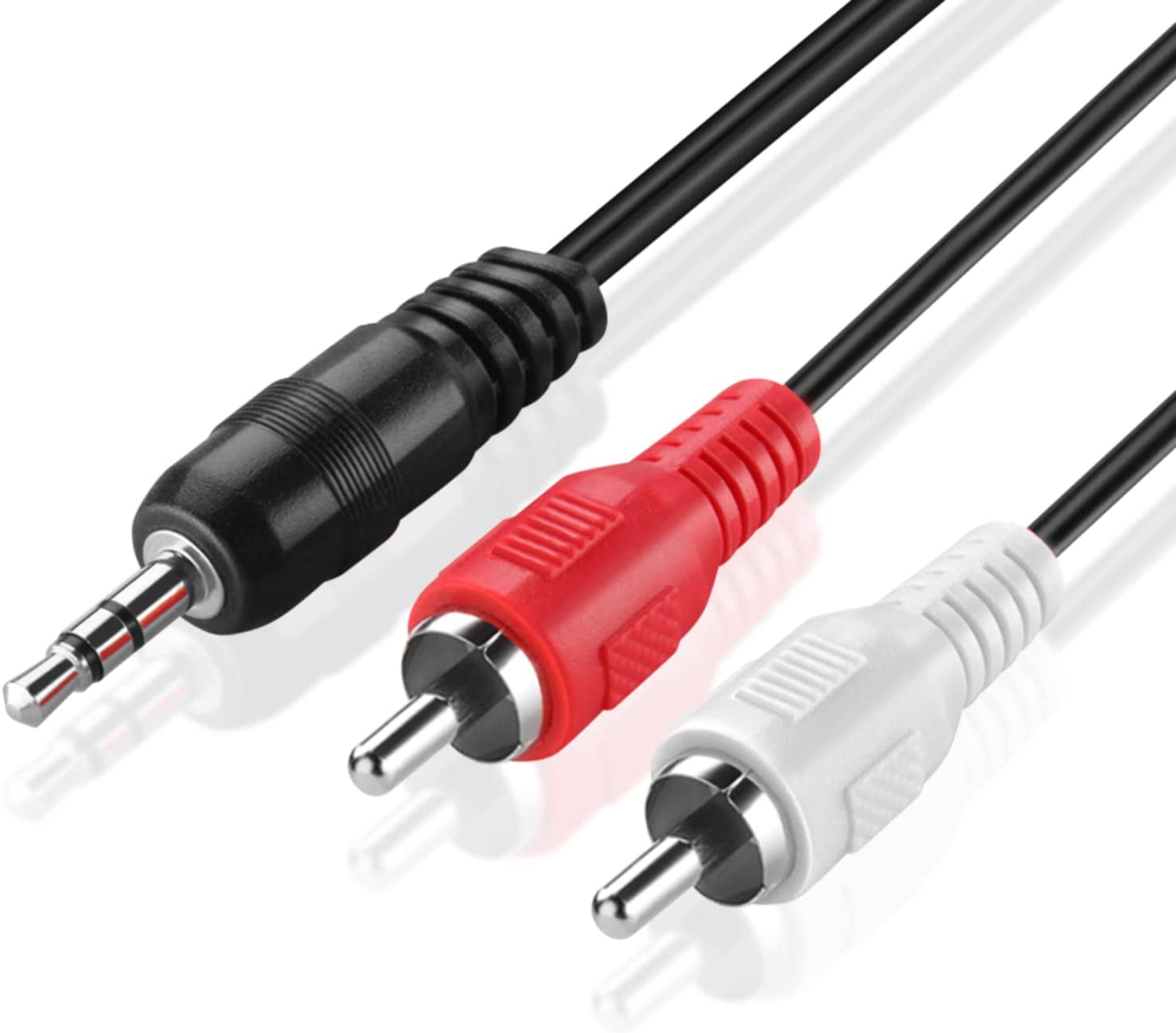 2RC TO 3.5mm AUX Cable Audio Cable Subwoofer Cable 3.5mm to RCA Audio Cable Headphone Jack Plug ...