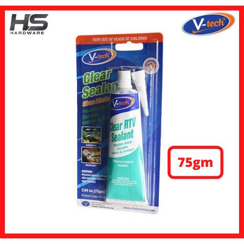 V tech Clear Sealant - Silicon Adhesive | Daraz.lk