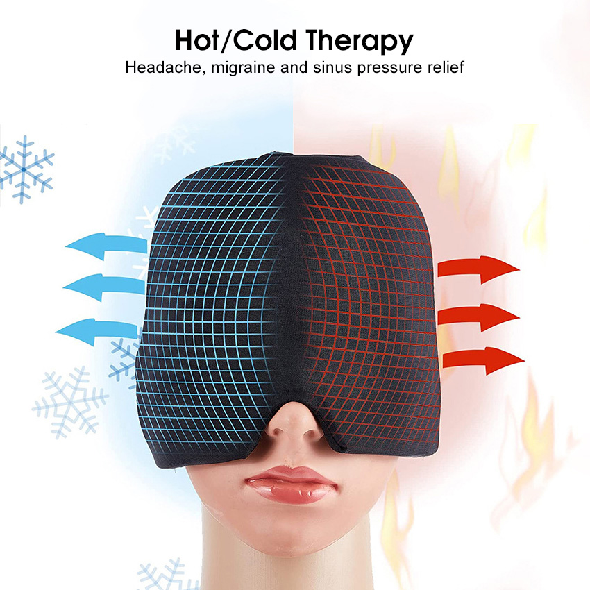 iFlashDeal Relief Cap Gel Hot Cold Therapy Gel Cold Headache Migraine ...