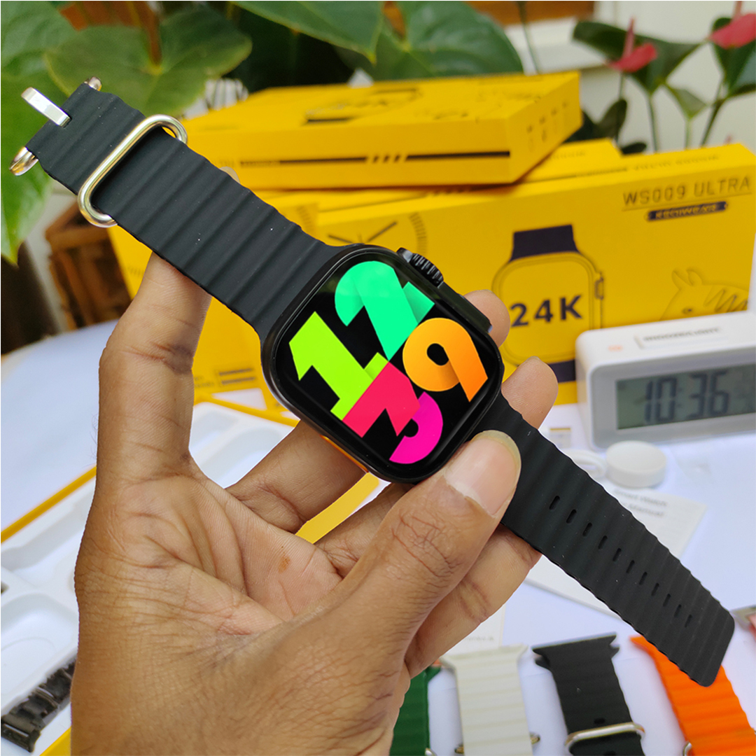 Buy Black 2024 Luxury WS009 Ultra 2.2" Premium Smart Watch 2024