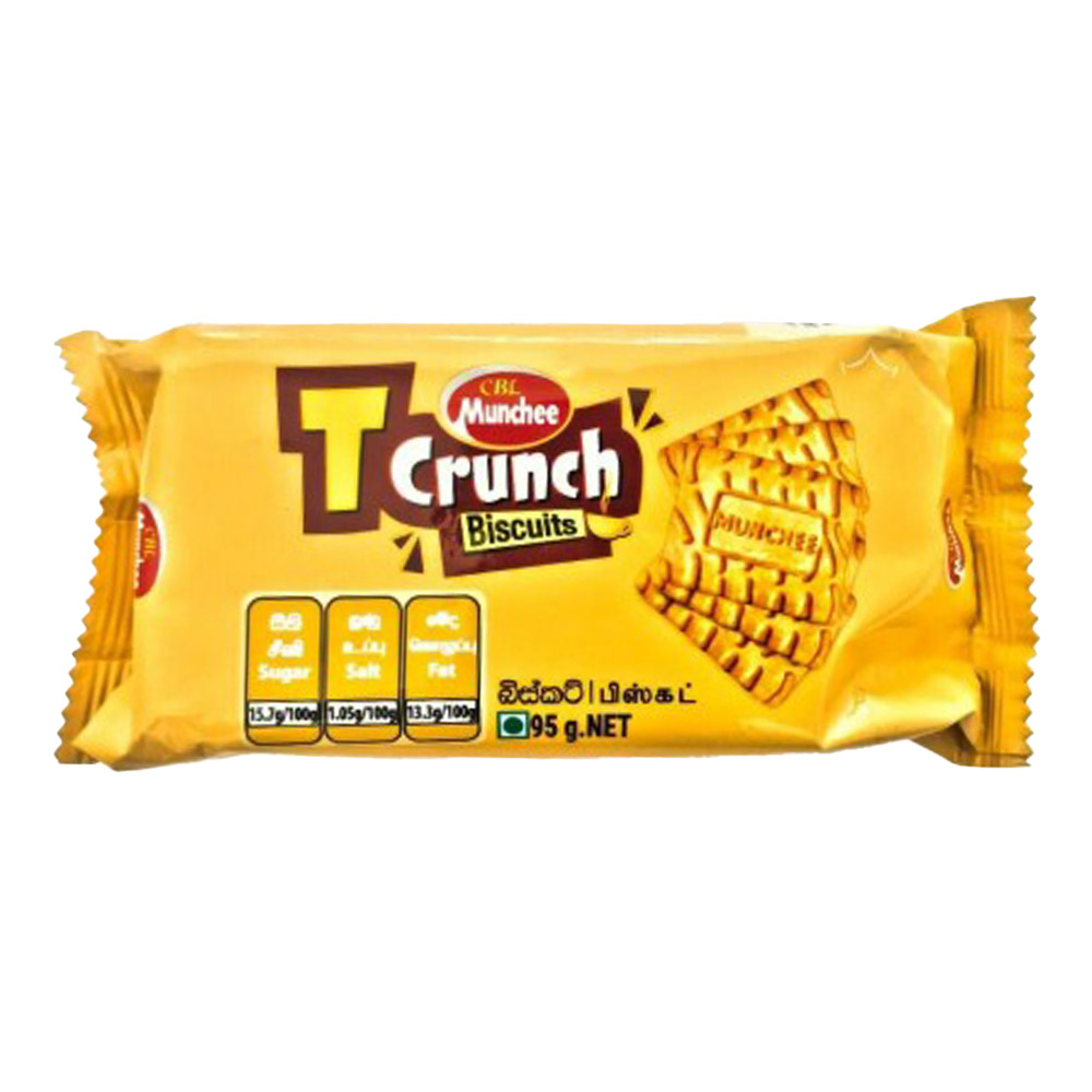 Munchee T Crunch Biscuits 95G | Daraz.lk