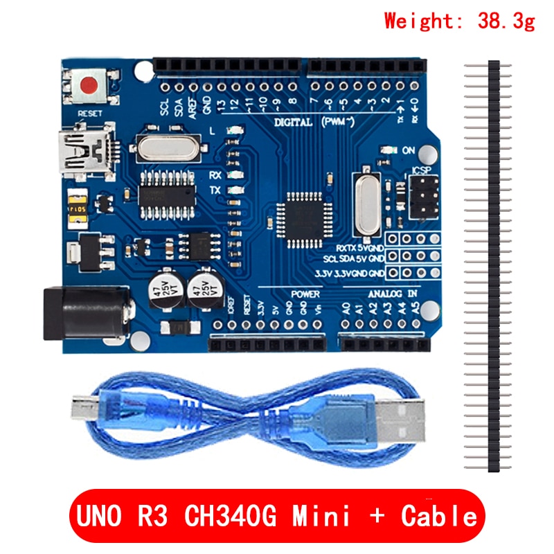 1Set UNO R3 Official Box ATMEGA16U2 / UNO R3 MEGA328P Chip CH340G For Arduino UNO R3 Development ...