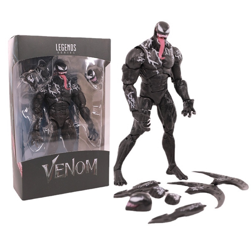Venom 2 Marvel The Amazing Spiderman Change Face Anime Articulado ...