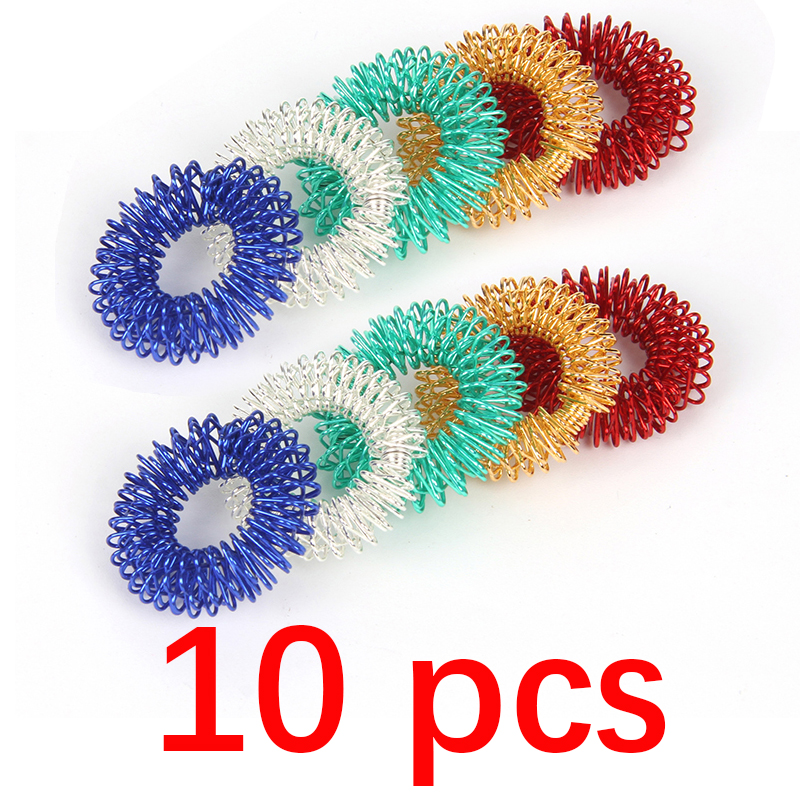 5-15pcs Acupressure Rings Spiky Sensory Finger Rings Set for Teens ...