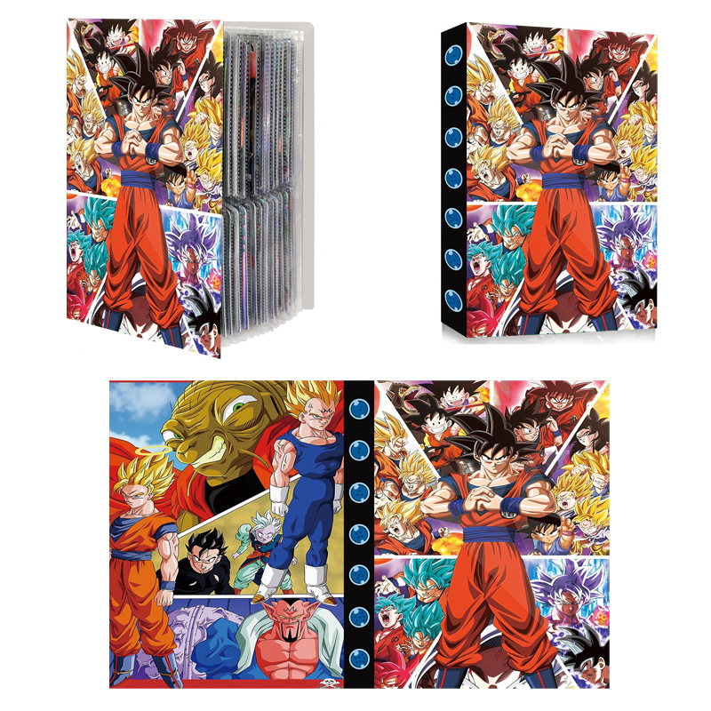 240pcs Card Album Book Naruto Dragon Ball Goku Vegeta ONE PIECE Luffy ...
