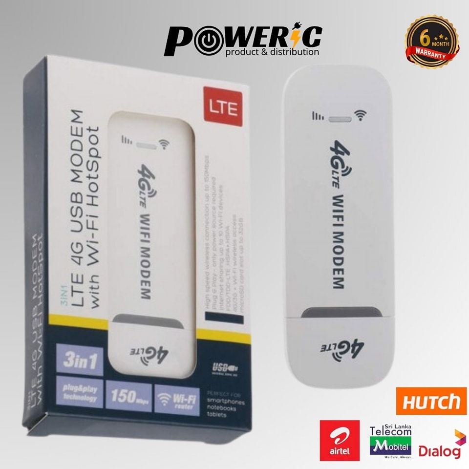 Genuine 4G / 3G LTE USB WIFI Portable Dongle + Router + Modem + Hotspot ...