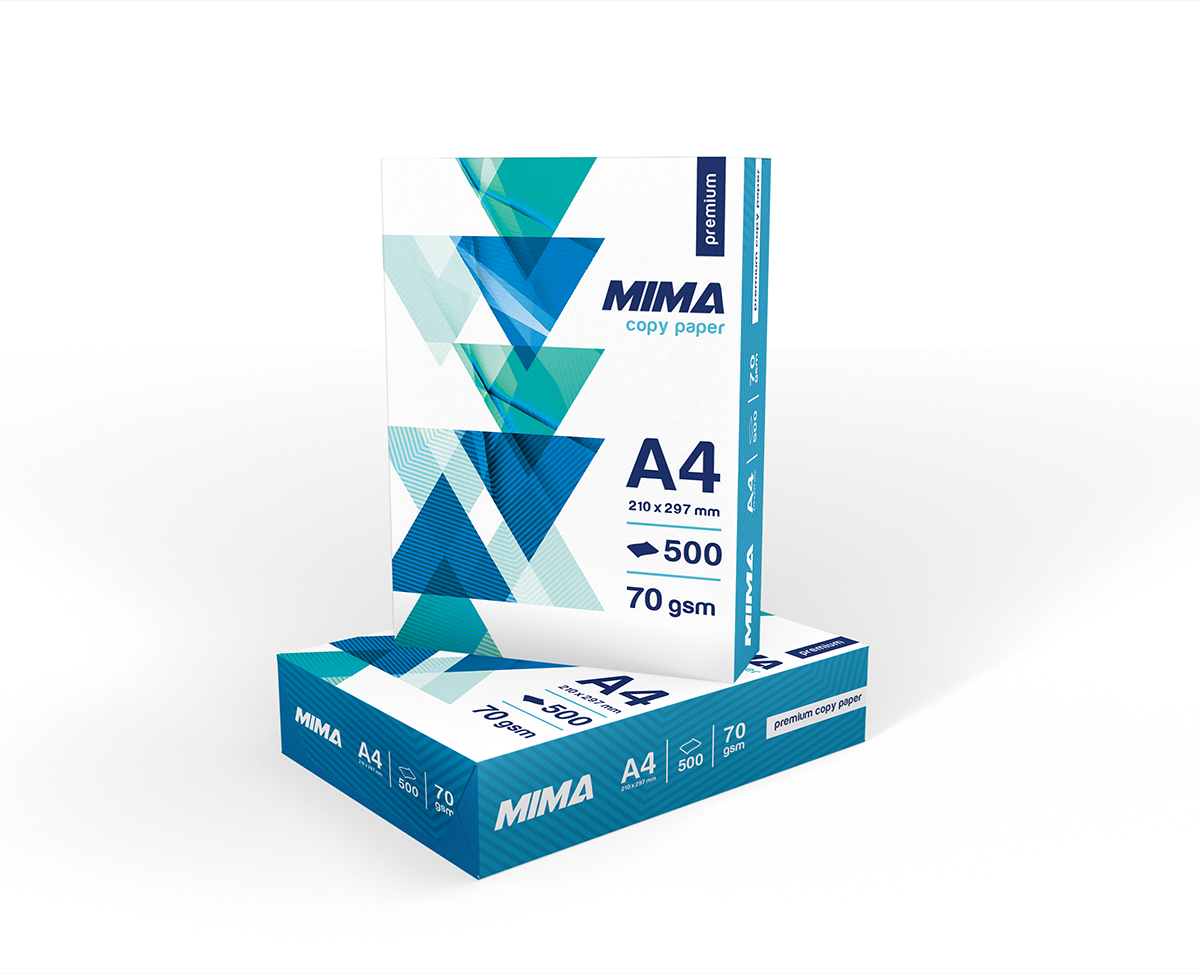 MIMA PREMIUM A4 COPY PAPER 70 GSM - 500 SHEETS IN A PACK (500 X 1 ...