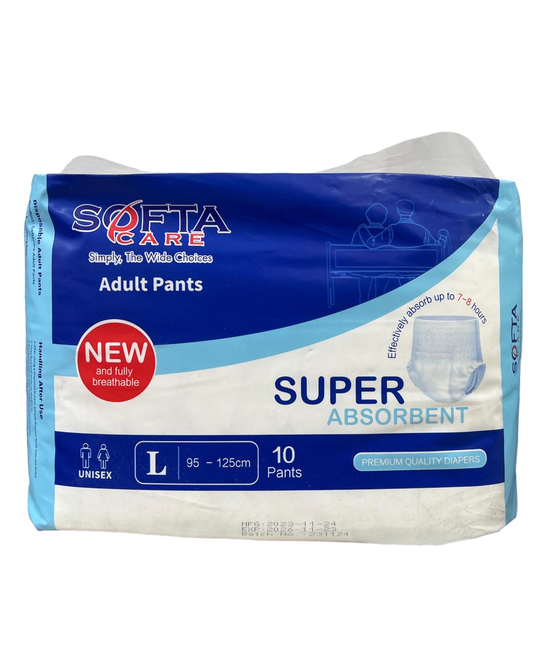 Softa care Adult Pants, 10’s Pack Large | Daraz.lk