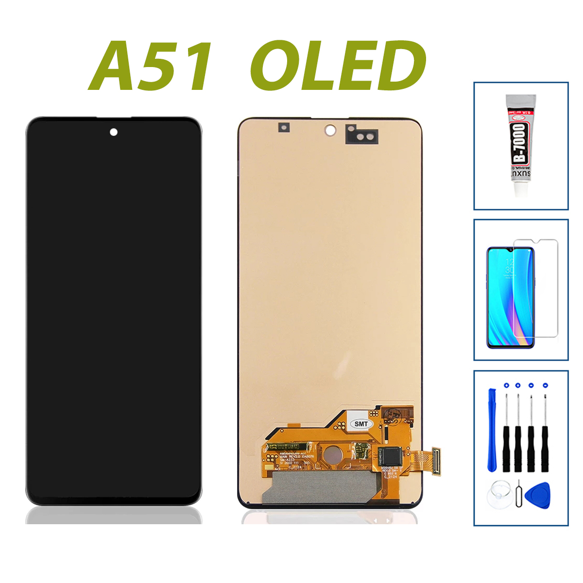 OLED LCD No Frame For Samsung Galaxy A51 A515 A515F A515F/DS Display ...