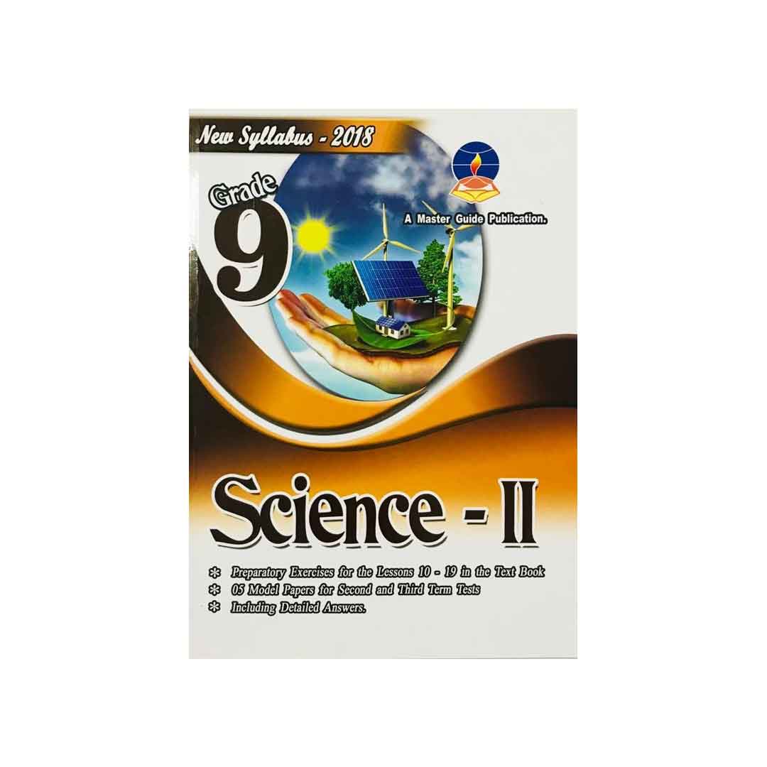 Master Guide Publications Grade 9 Science Part 2 Book - (English Medium ...