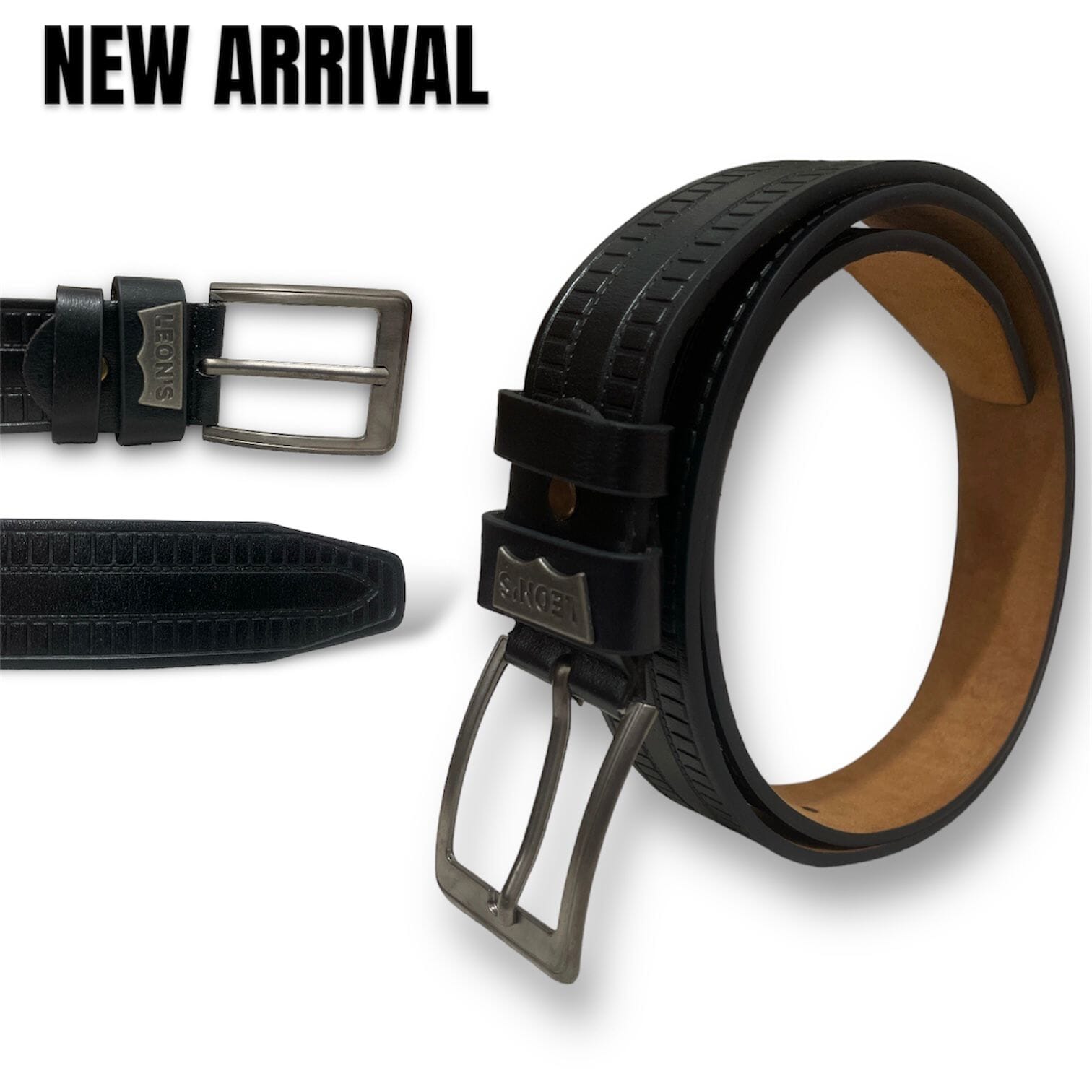 Men Leather Belt Metal Buckle Brand High Quality Luxury Belts for Men ...