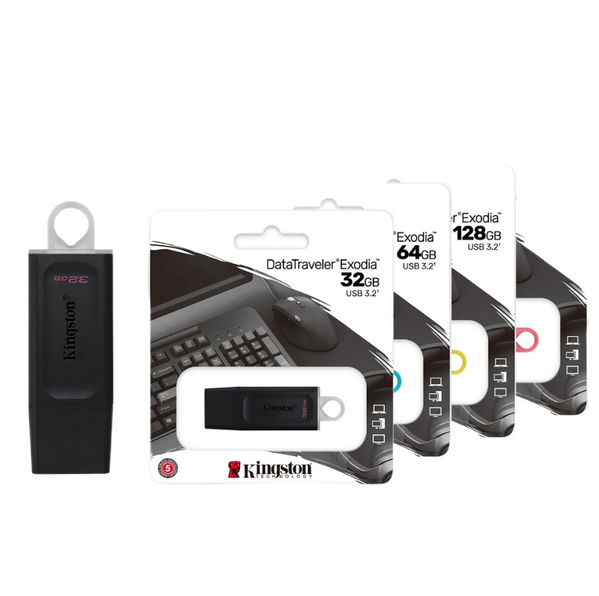 KT DataTraveler Exodia M USB Flash drive 4GB, 8GB, 16GB, 32GB, 64GB (USB 3.2) Pendrive | Daraz.lk