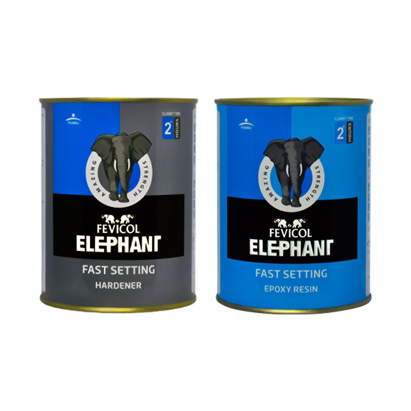 Fevicol Elephant Fast Setting Epoxy Adhesive (Hardener + Resin ...