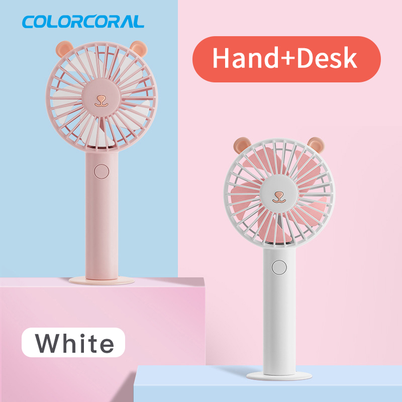Portable Hand Fan Desktop Fan Hand-Held Fans Mini Rechargeable Fan 3 ...