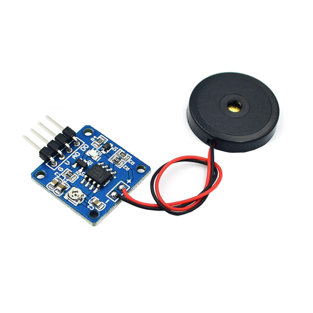Piezoelectric shock tap sensor Vibration switch module piezoelectric sheet percussion for ...