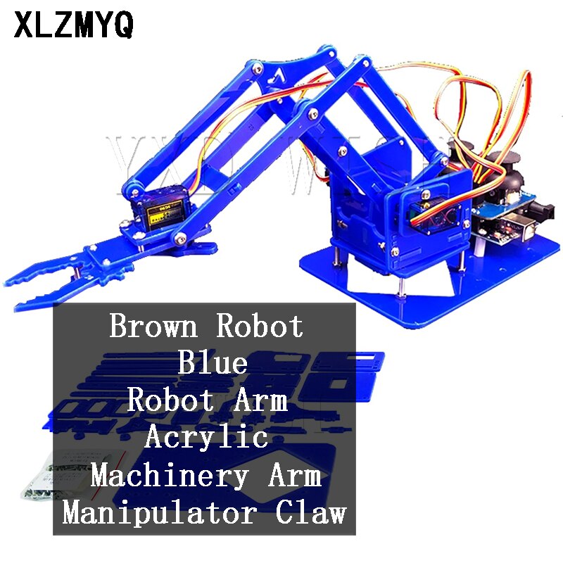 【KAMDSS015】Robot Kit Assembly Machinery Arm For arduino Learning Robot ...