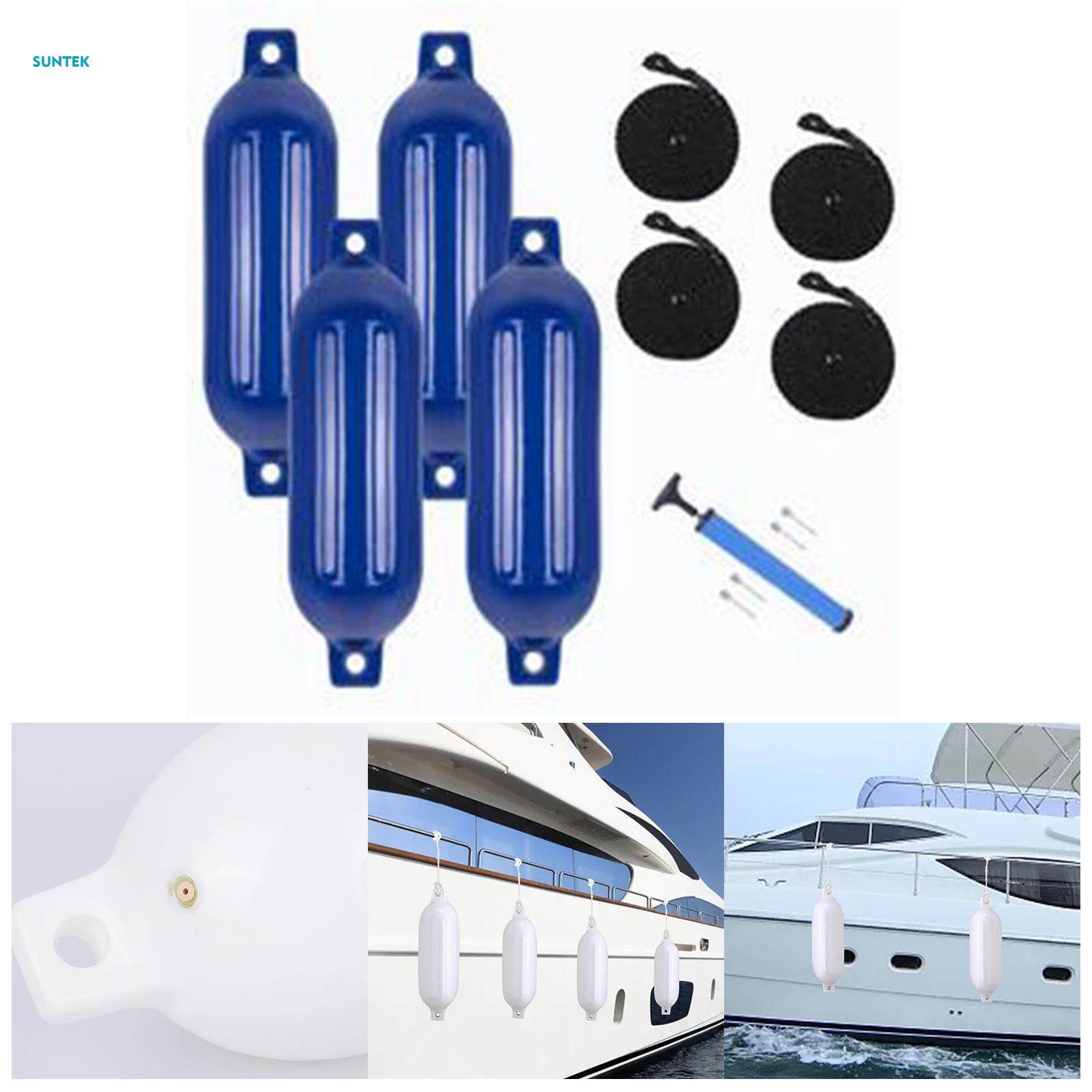Boat Fenders 4 pack boat fenders for docking black rope | Daraz.lk