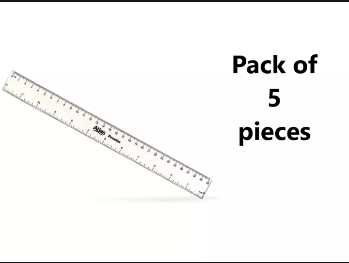 Atlas Clear 12" Ruler Set - 05pcs | Daraz.lk