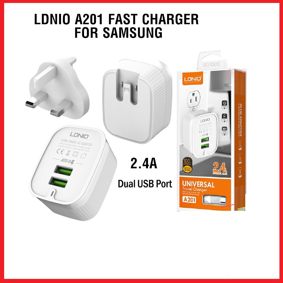 LDNIO A201 Fast Charger For Samsung GP 840 | Daraz.lk