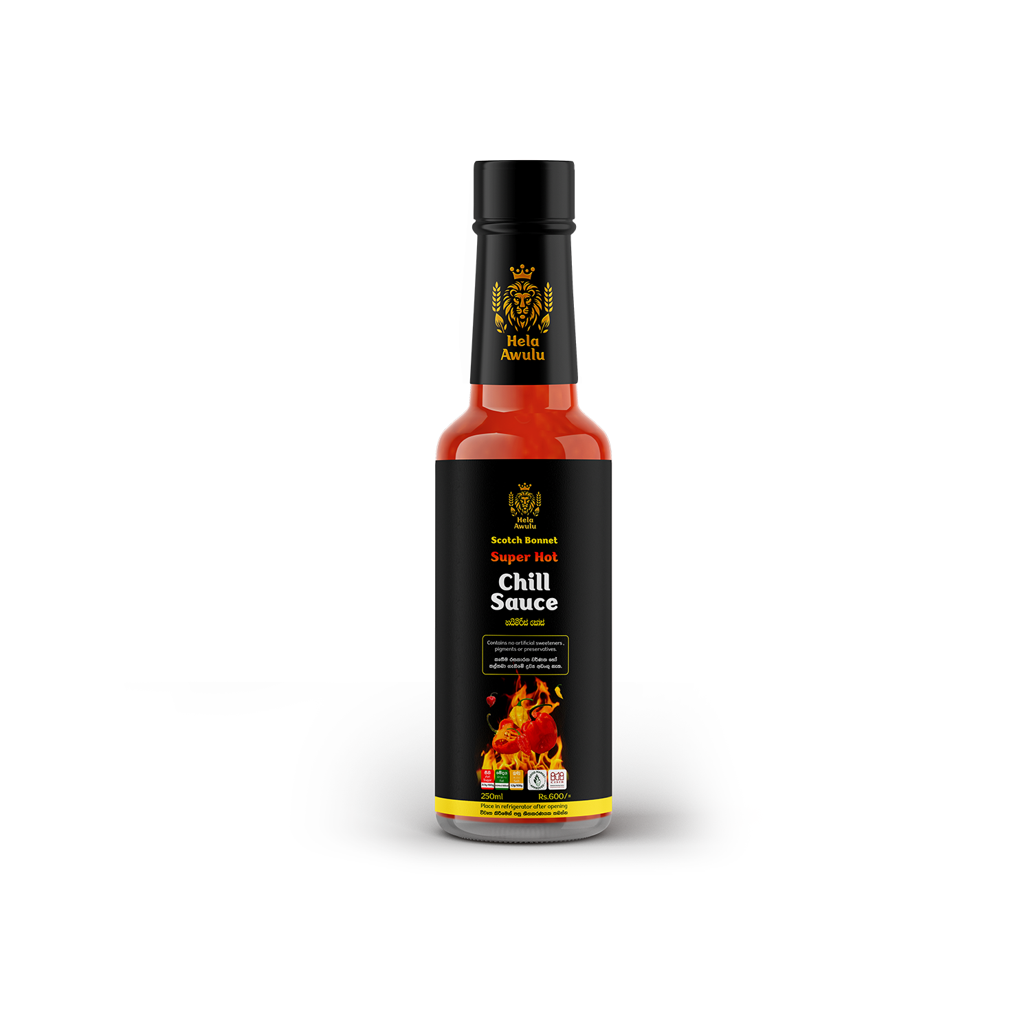 Scotch Bonnet Super Hot Sauce 250ML Bottle ( Nai Miris ) | Daraz.lk