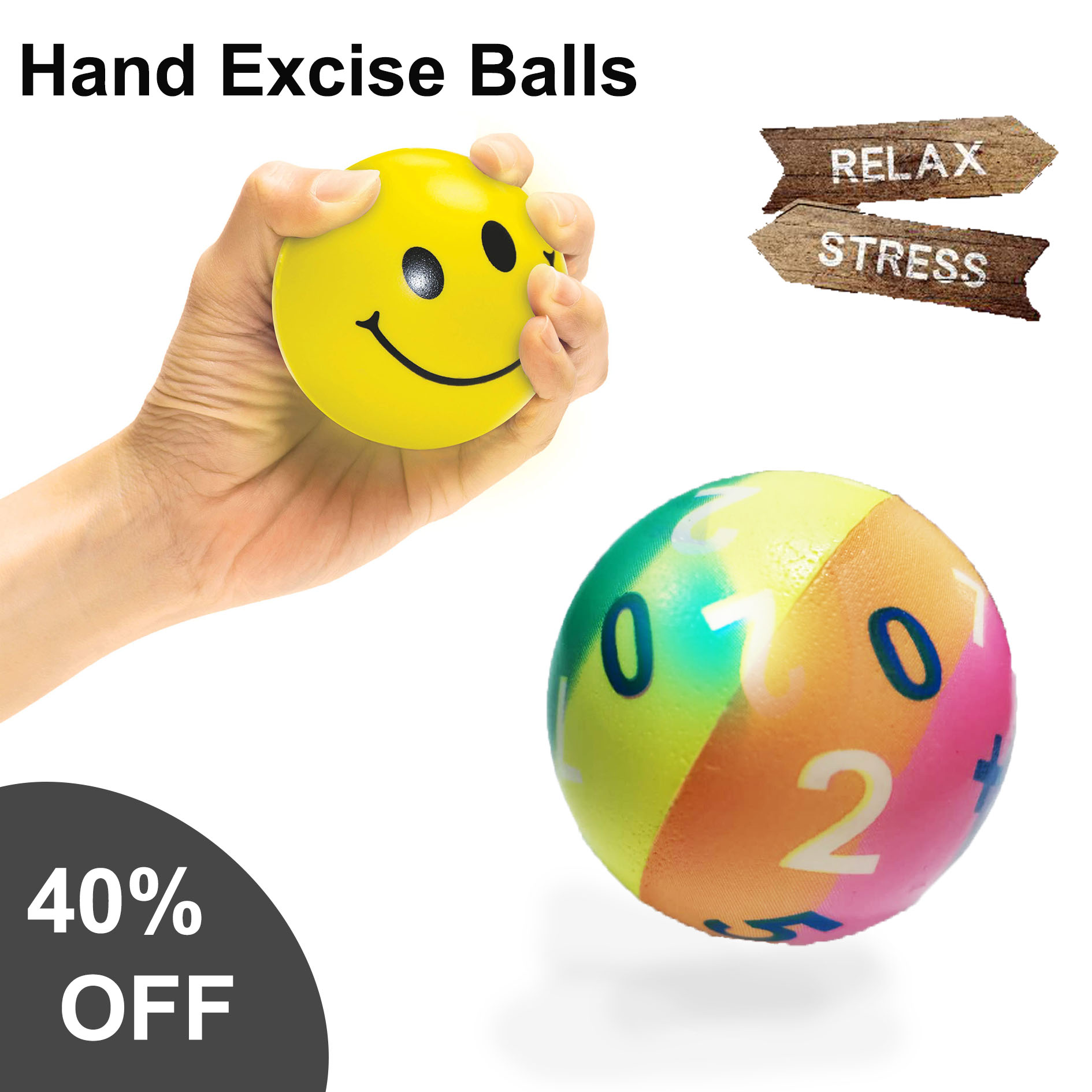 Stress Release Finger Exercise Balls Finger Stress Balls in Daraz ...