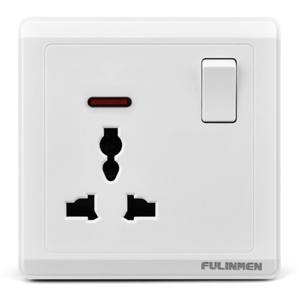 FULINMEN Universal Wall Socket Multi Base Wall Plug Point German | Daraz.lk