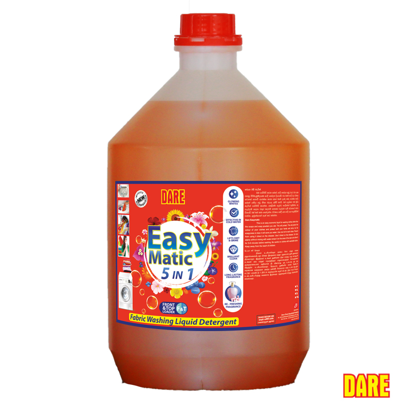 DARE Easy Matic 5in1 Fabric Washing Liquid Detergent 4L | Daraz.lk