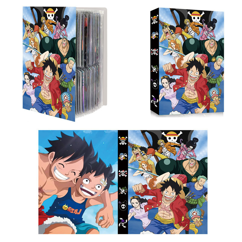 240pcs Card Album Book Naruto Dragon Ball Goku Vegeta ONE PIECE Luffy ...