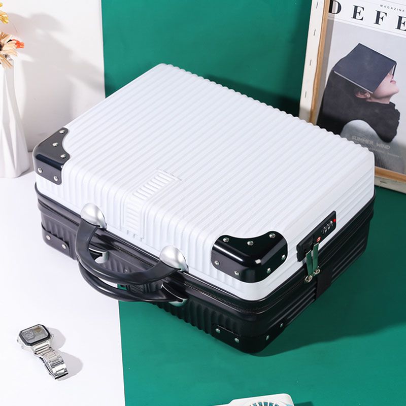Password Suitcase Female14Small Lightweight Mini Cosmetic Case with ...