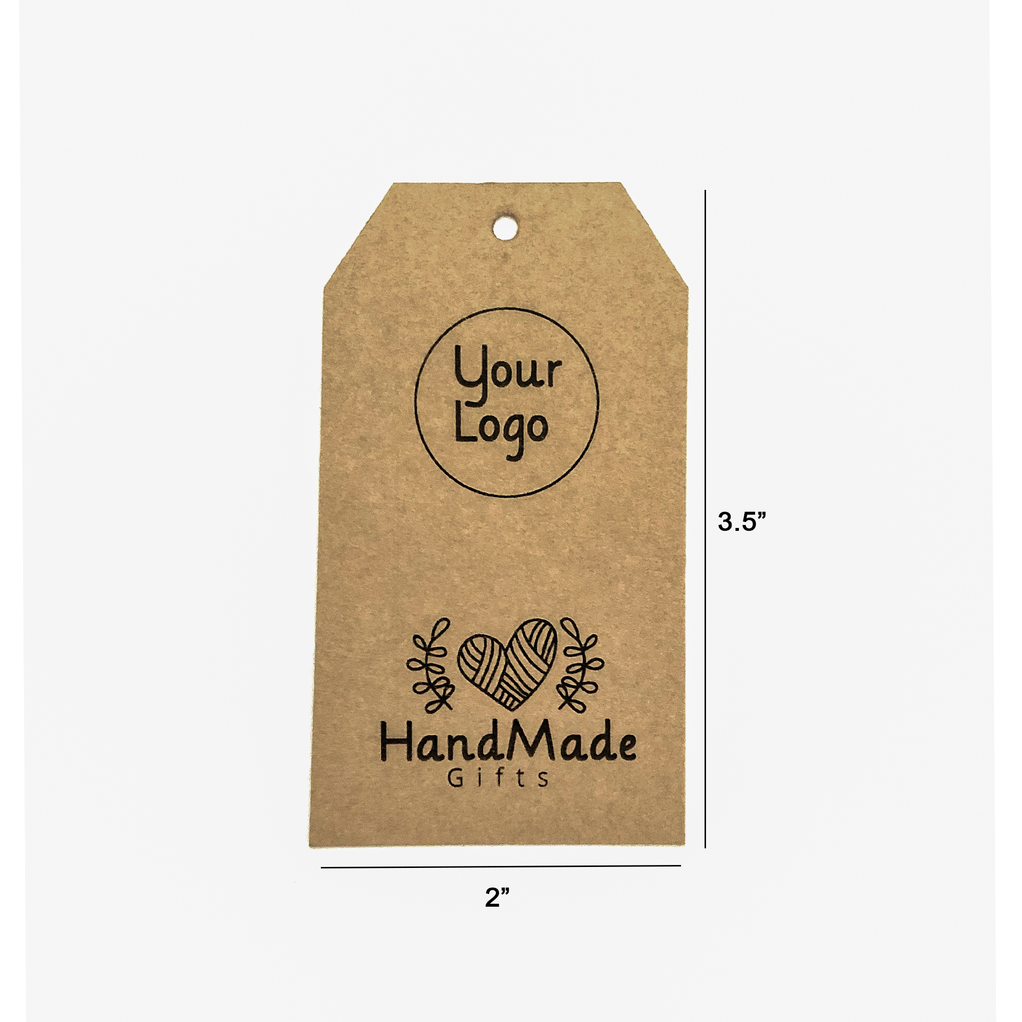 100Pcs Custom Craft Hang Tags, Clothing, Brand, Fashion, Accessories ...