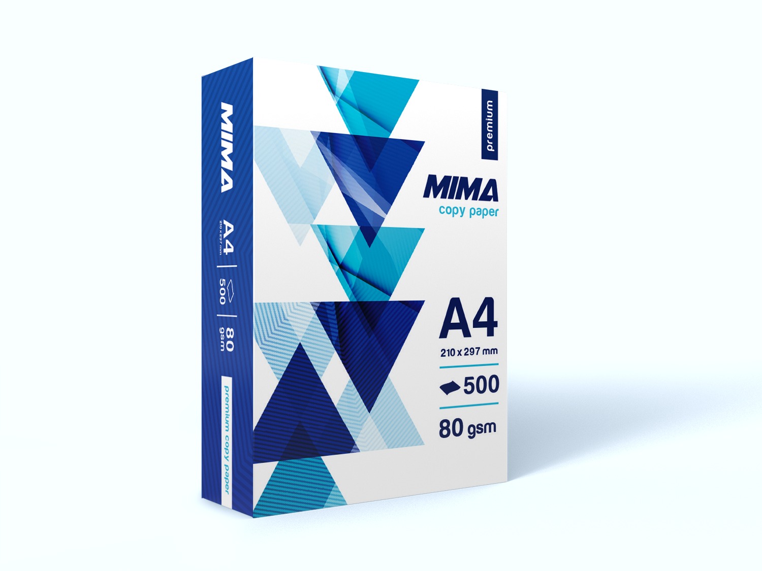 MIMA PREMIUM A4 COPY PAPER 80 GSM - 500 SHEETS IN A PACK (500 X 1 ...
