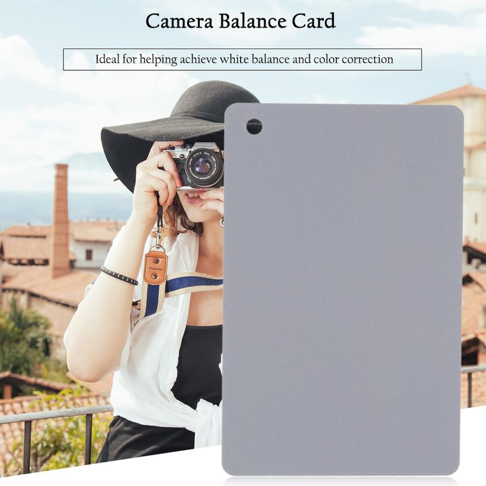 3 In 1 Pocket-Size Digital Camera 18% White Black Grey Balance Cards ...