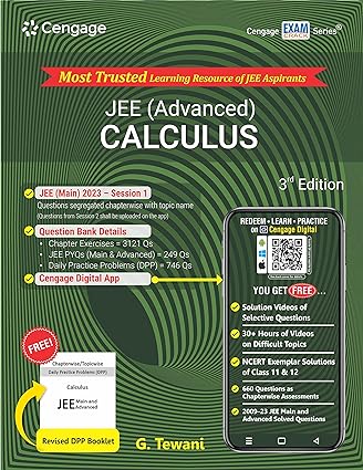 Cengage Exam Crack Series : JEE (Advanced) Calculus - 9789355735836 ...