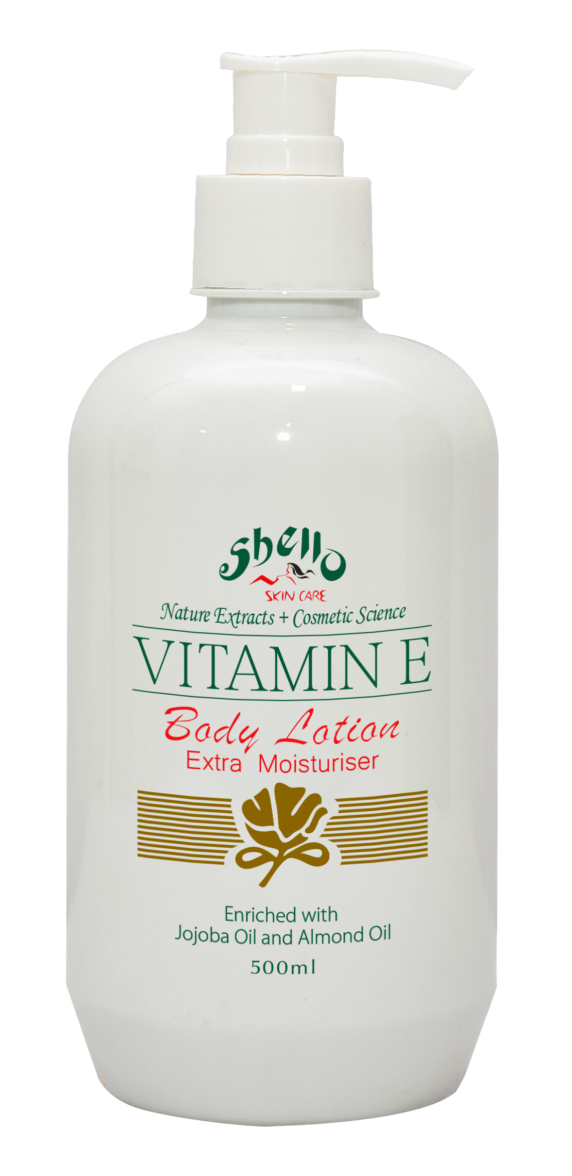 Shello Vitamin E Body Lotion 500ml | Daraz.lk