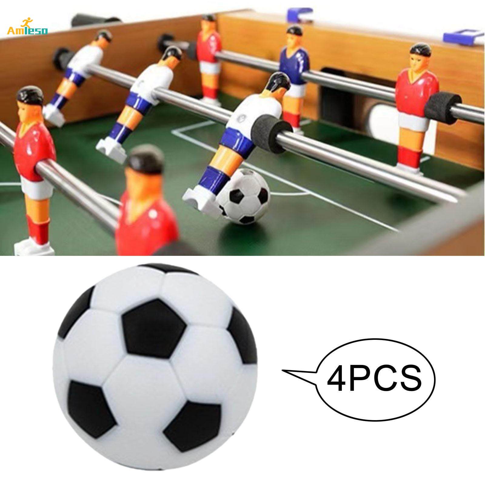4x Foosball Balls Replacement Standard Size Table Footballs for Party ...