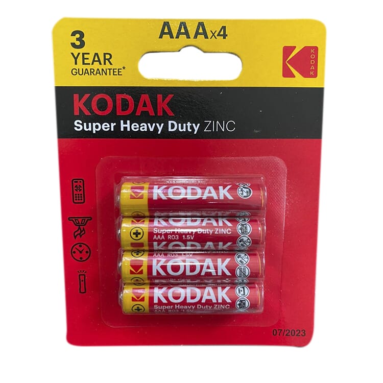 Kodak Super Heavy Duty Zinc Aaax4 | Daraz.lk