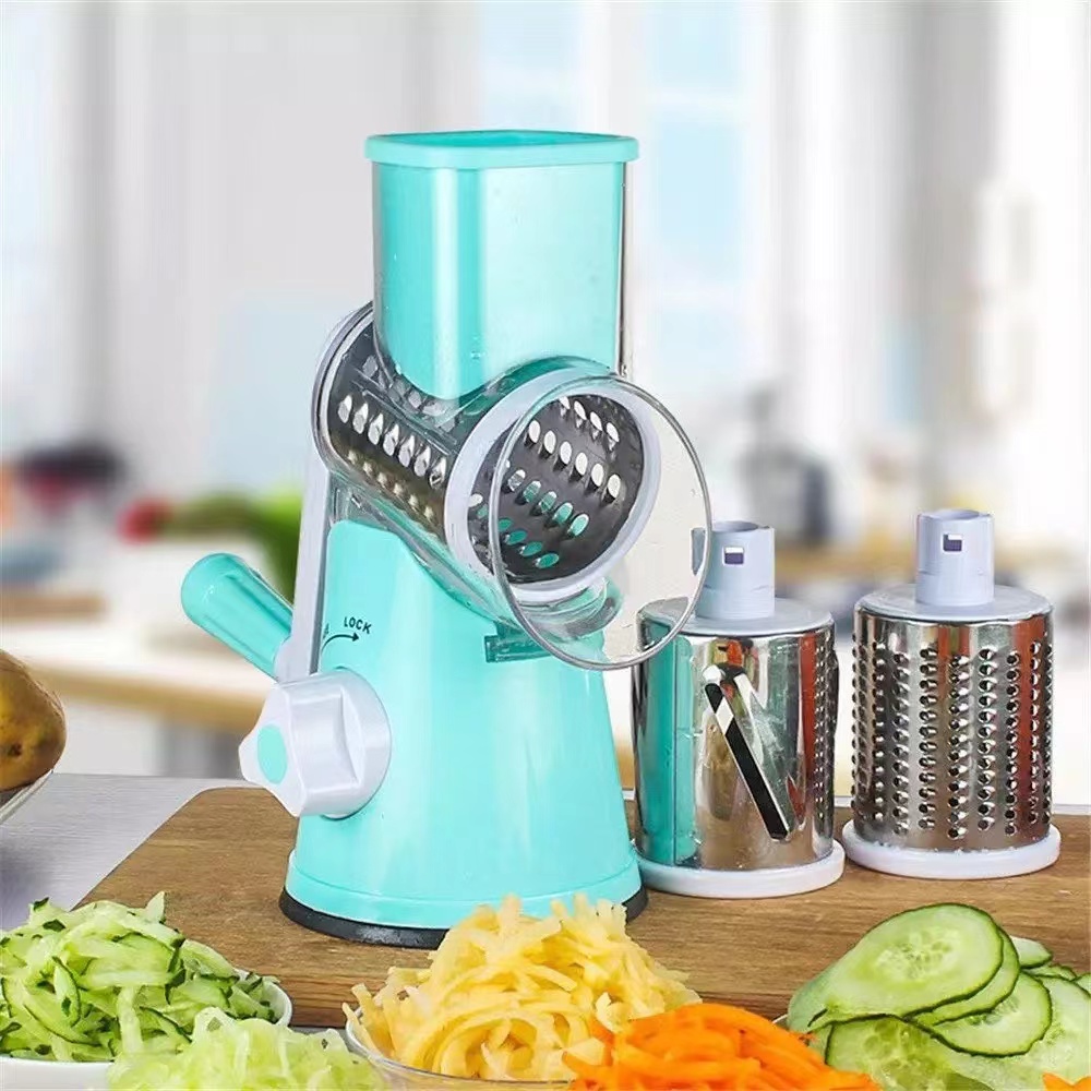 Multifunctional Table Top Drum Cutter Round Mandoline Slicer Manual ...