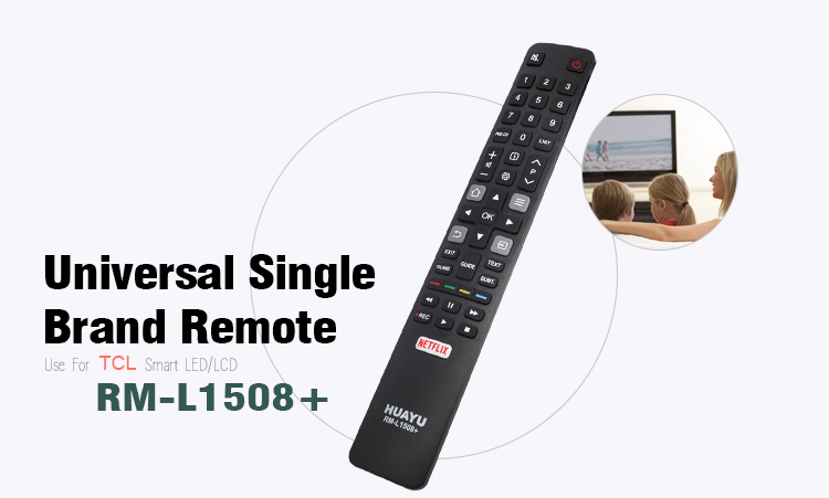 TCL Universal Smart TV Remote Control RM-L1508+ Compatible with Models TCL/ RC802N YUI1 / RC802N ...