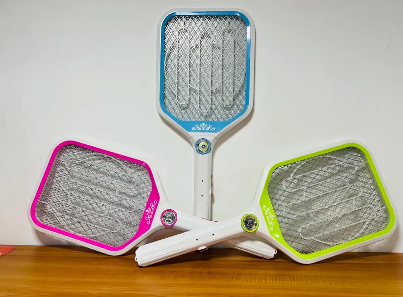 Mosquito Swatter / 𝐆𝐞𝐜𝐤𝐨 𝐥𝐭𝐝-169 𝐃𝐮𝐚𝐥-𝐔𝐬𝐞 𝐄𝐥𝐞𝐜𝐭𝐫𝐢𝐜 𝐌𝐨𝐬𝐪𝐮𝐢𝐭𝐨 𝐑𝐚𝐜𝐤𝐞𝐭 ...