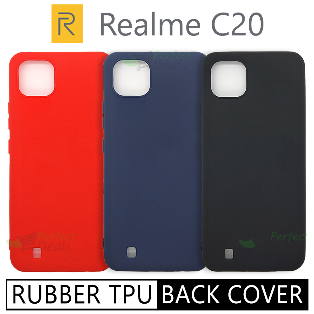 Shopila Realme C20 Flexible Rubber Super Slim Comfort Grip Fit ...